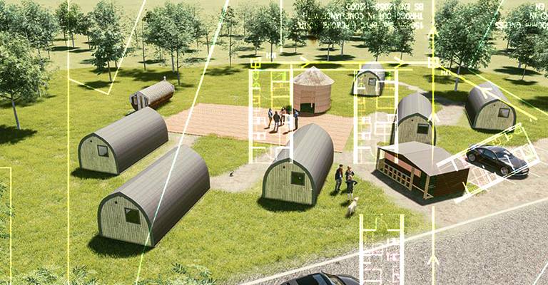 Glamping Site Projects Map